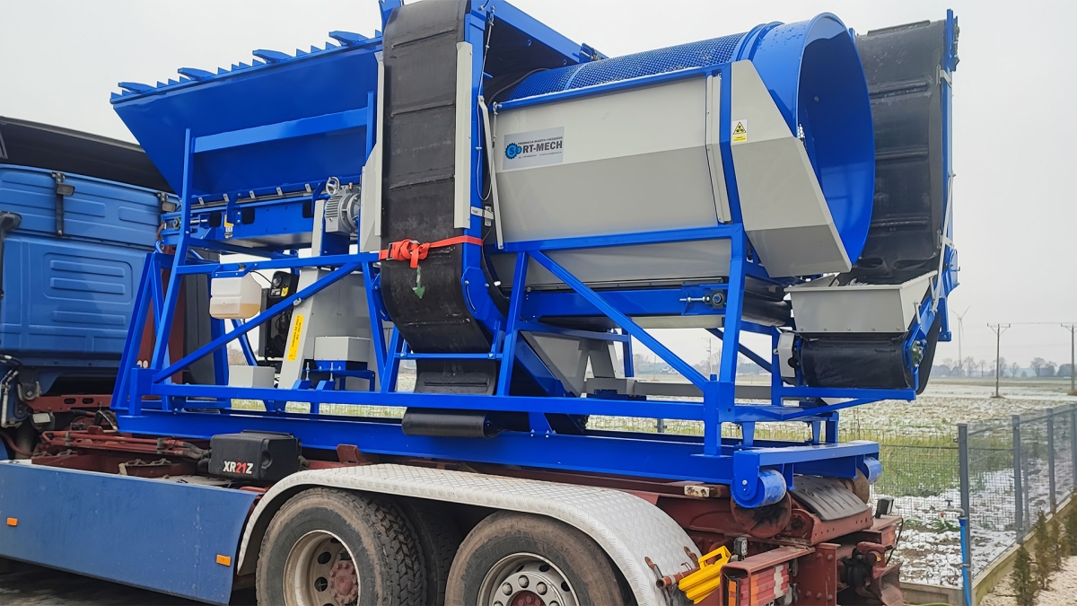Screening Machine for Construction Waste • SORT-MECH